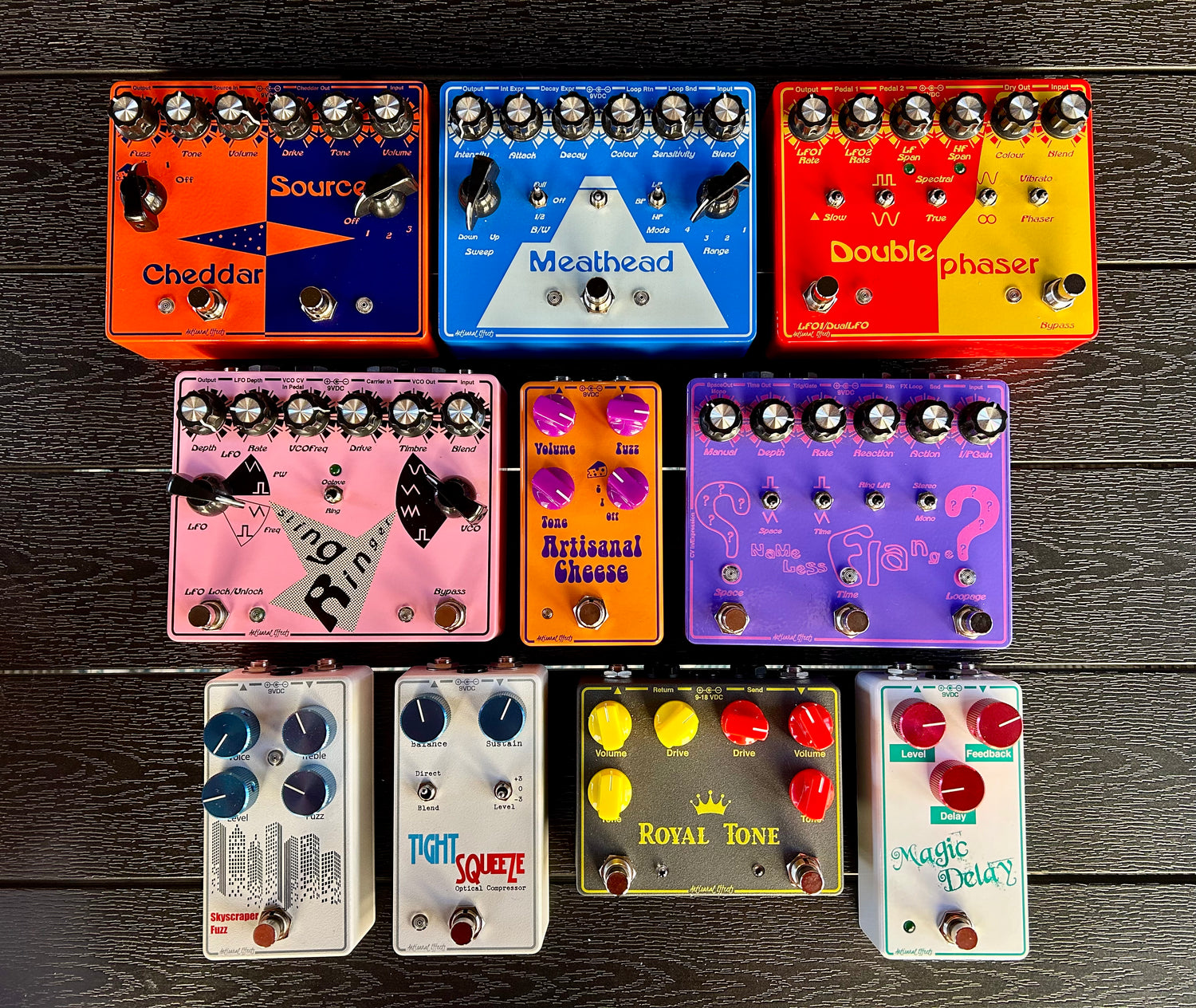 Vintage-Inspired Handbuilt Lovetone Replica | Classic Guitar Pedals ...